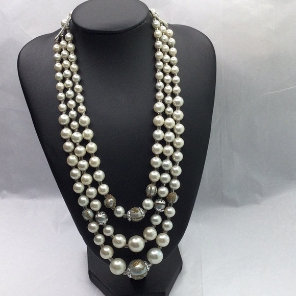 Jewelry | Vintage Three Strand Necklace | Poshmark